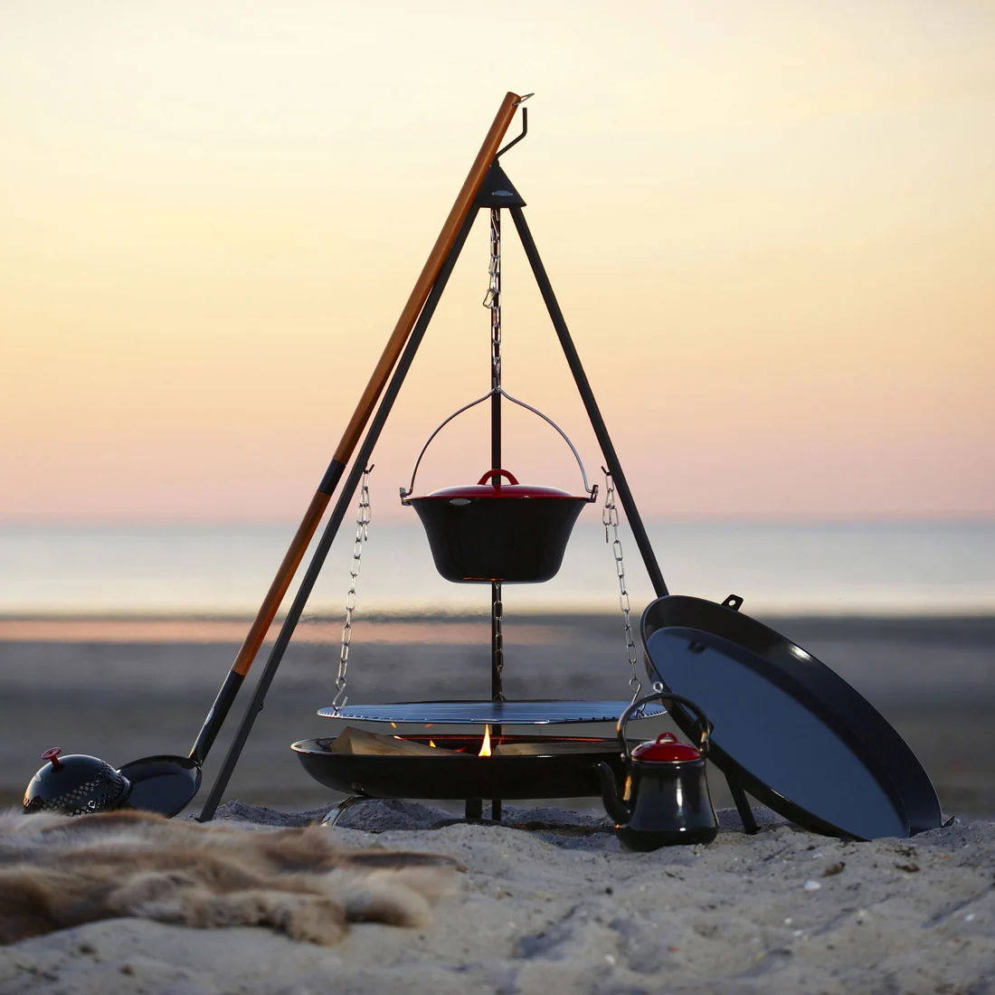 Bonfire Driepoot 175 cm - Dutchovenshop.nl