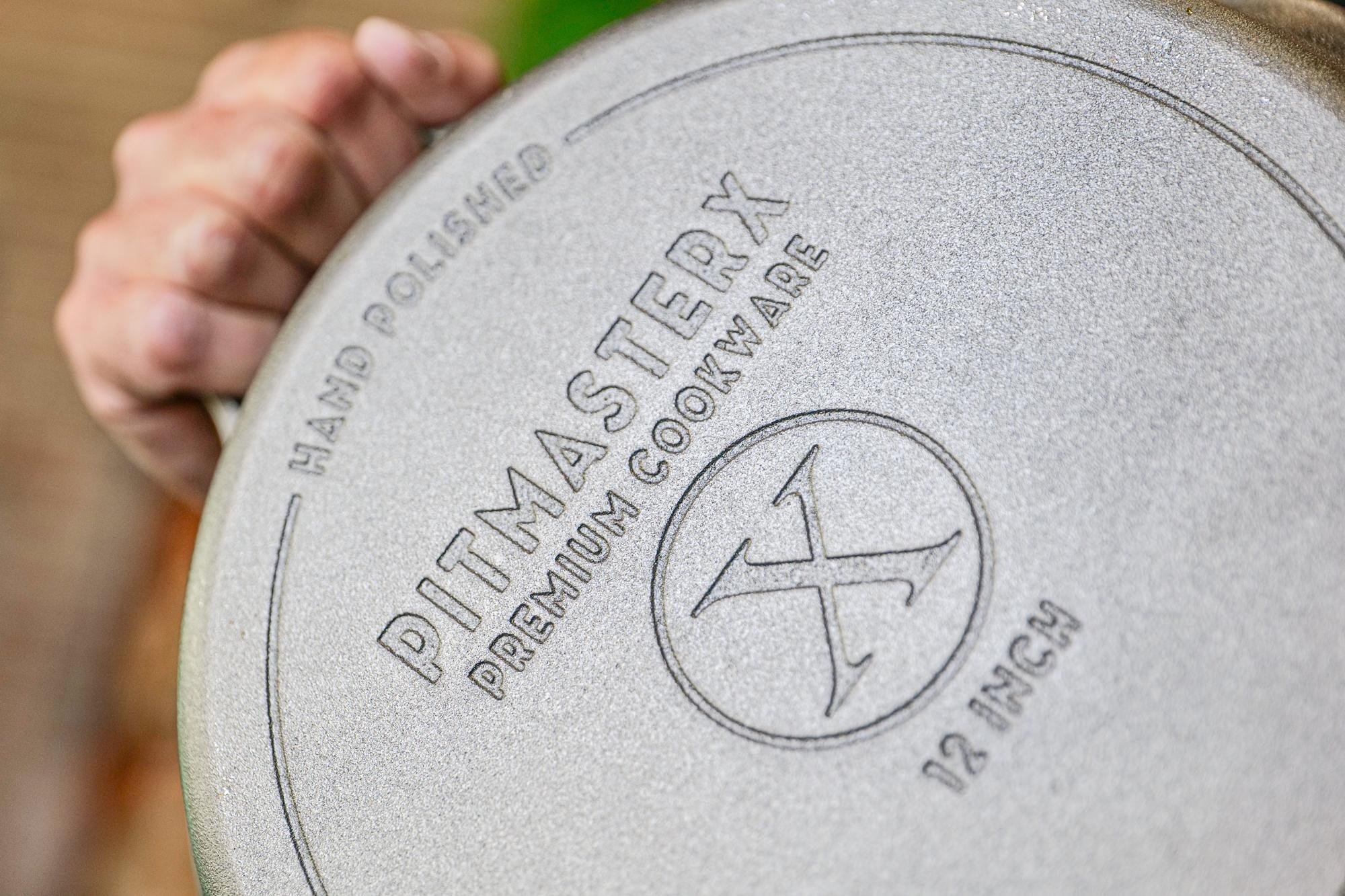 PitmasterX Handpolished Skillet Gietijzer – PFAS-vrij